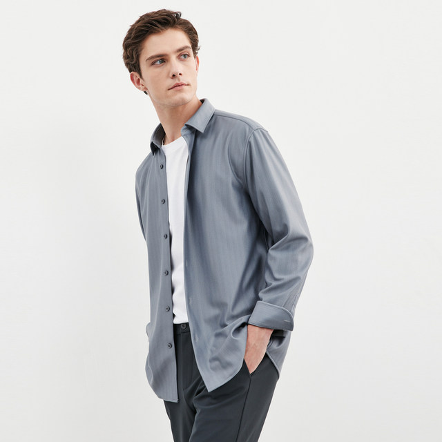 [Antistatic] Septwolves long-sleeved shirt men's autumn new 2024 ...