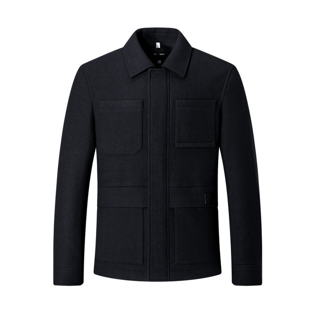 Septwolves Wool Lapel Hunting Jacket Men's Autumn and Winter New Urban ...