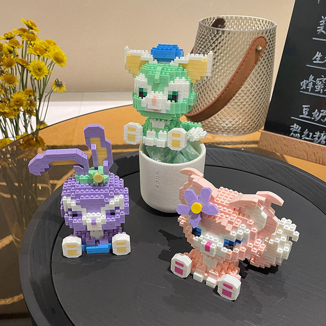 Micro small particles mini assembled building blocks adult puzzles ...