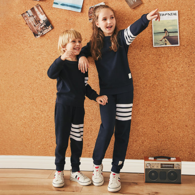 Trending Children's Spring and Autumn Two -piece suit Handsome Men and ...