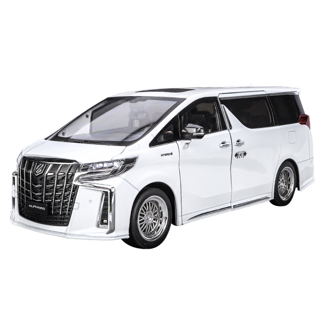 1/18 Genuine authorized Toyota Elfa alloy simulation car model 6 can ...