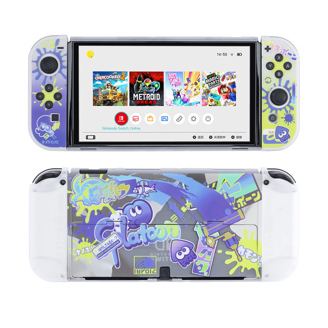 Nintendo switcholed protective case Splatoon 3 game console protective ...