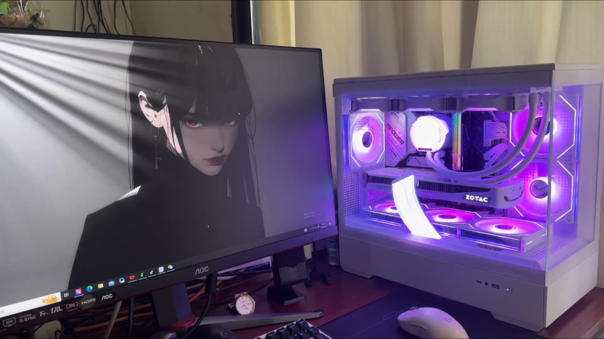 钛钽钛坦A080/A090/LG700 LX800PRO一体式CPU风扇水冷散热器泰坦