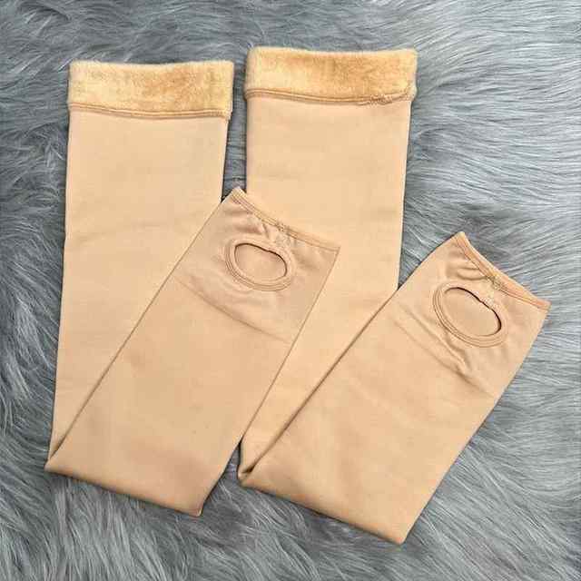 Warm winter snow socks plus thickened hair socks, men and women's home ...