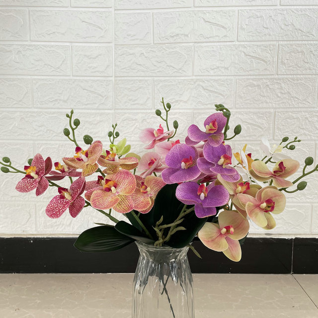 3DE fake VA small 4-head butterfly orchid wedding ceiling flower ...