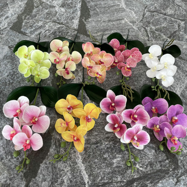 3DE fake VA small 4-head butterfly orchid wedding ceiling flower ...