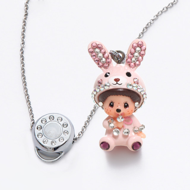 Monchhichi/Meng Fun Neck Chain Jewelry Female Japanese and Korean Panda ...