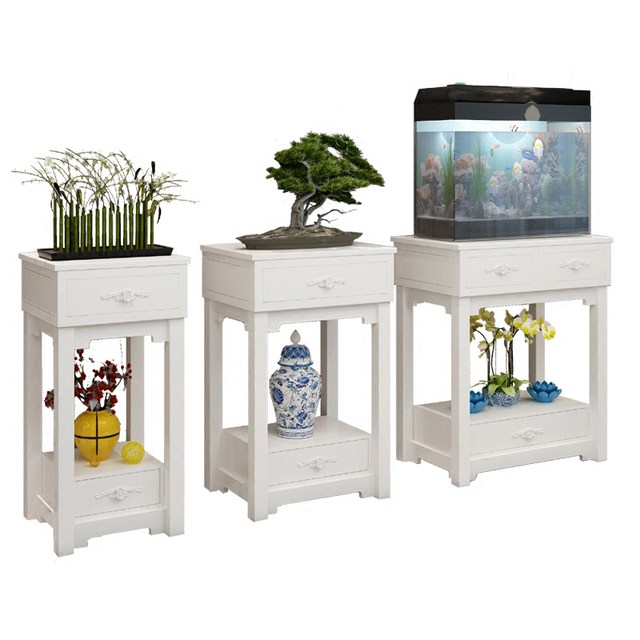 Multi-layer flower rack rack fish tank rack base bottom cabinet modern ...