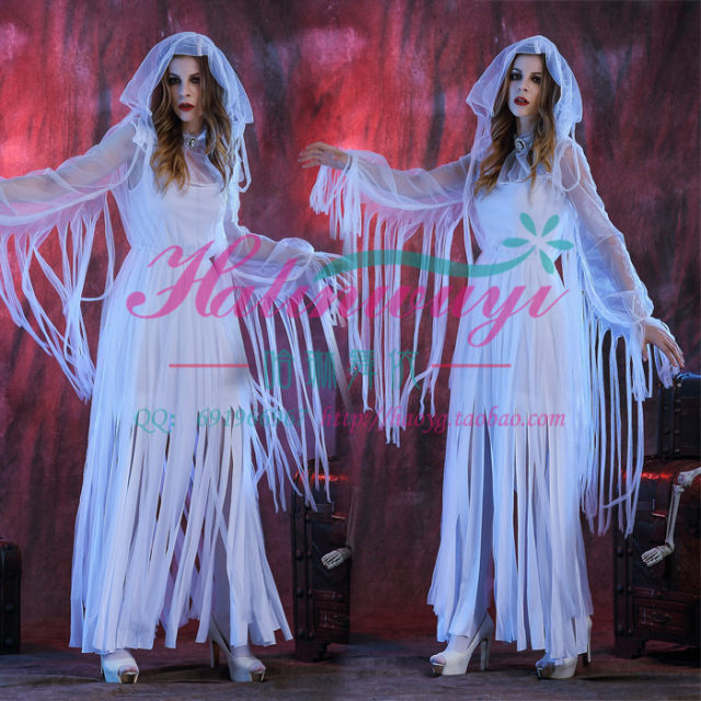 Halloween costume female role-playing cosplay horror sexy slim ghost ...