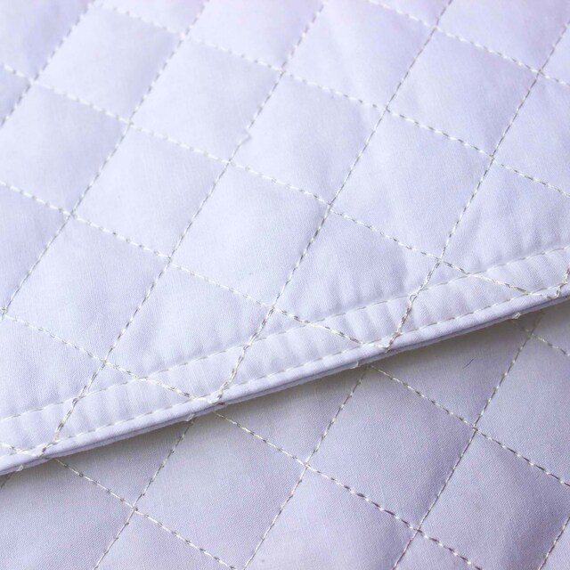 Thickened pure cotton double-layer double-zipper anti-feather cloth ...