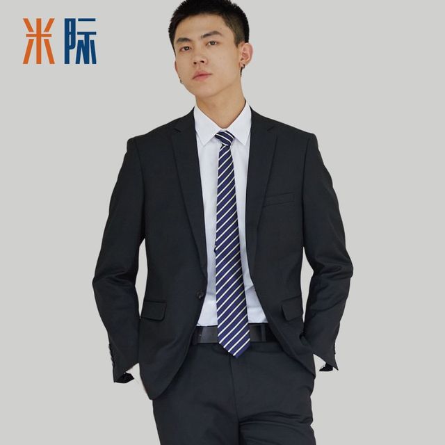 Men's suits, drooping formal wear, Navy groom's free ironing suit ...