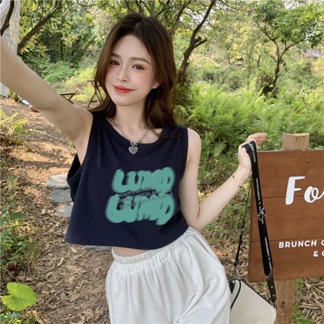 Pure cotton suspender sports vest vest without s-sleeved T-shirt for ...