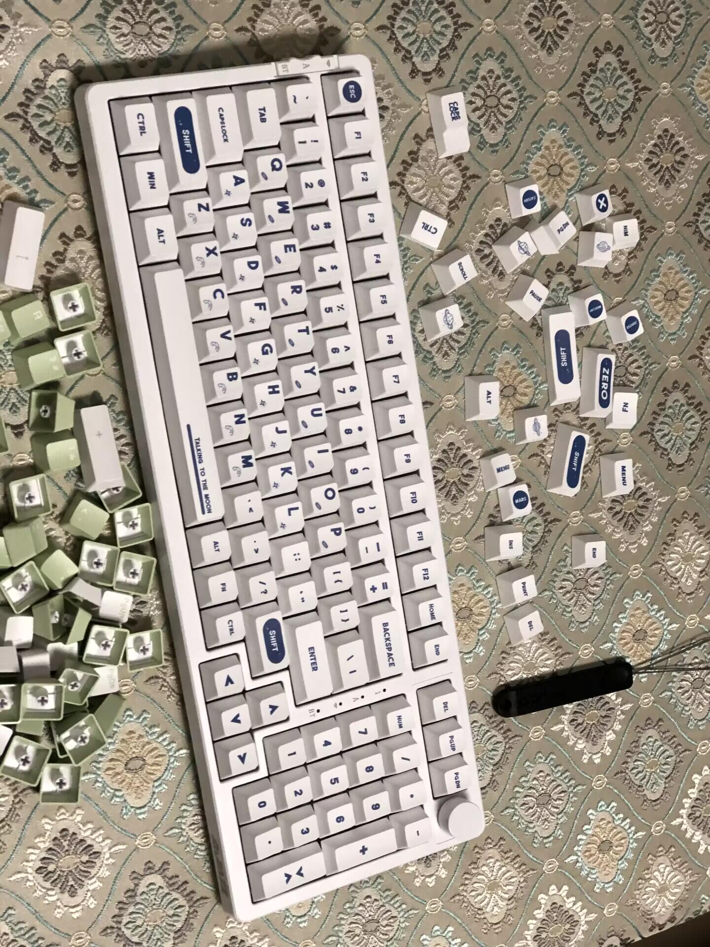 NASA宇航原厂键帽 希望哥原创126/128键PBT单面PBT热升华键帽-Taobao