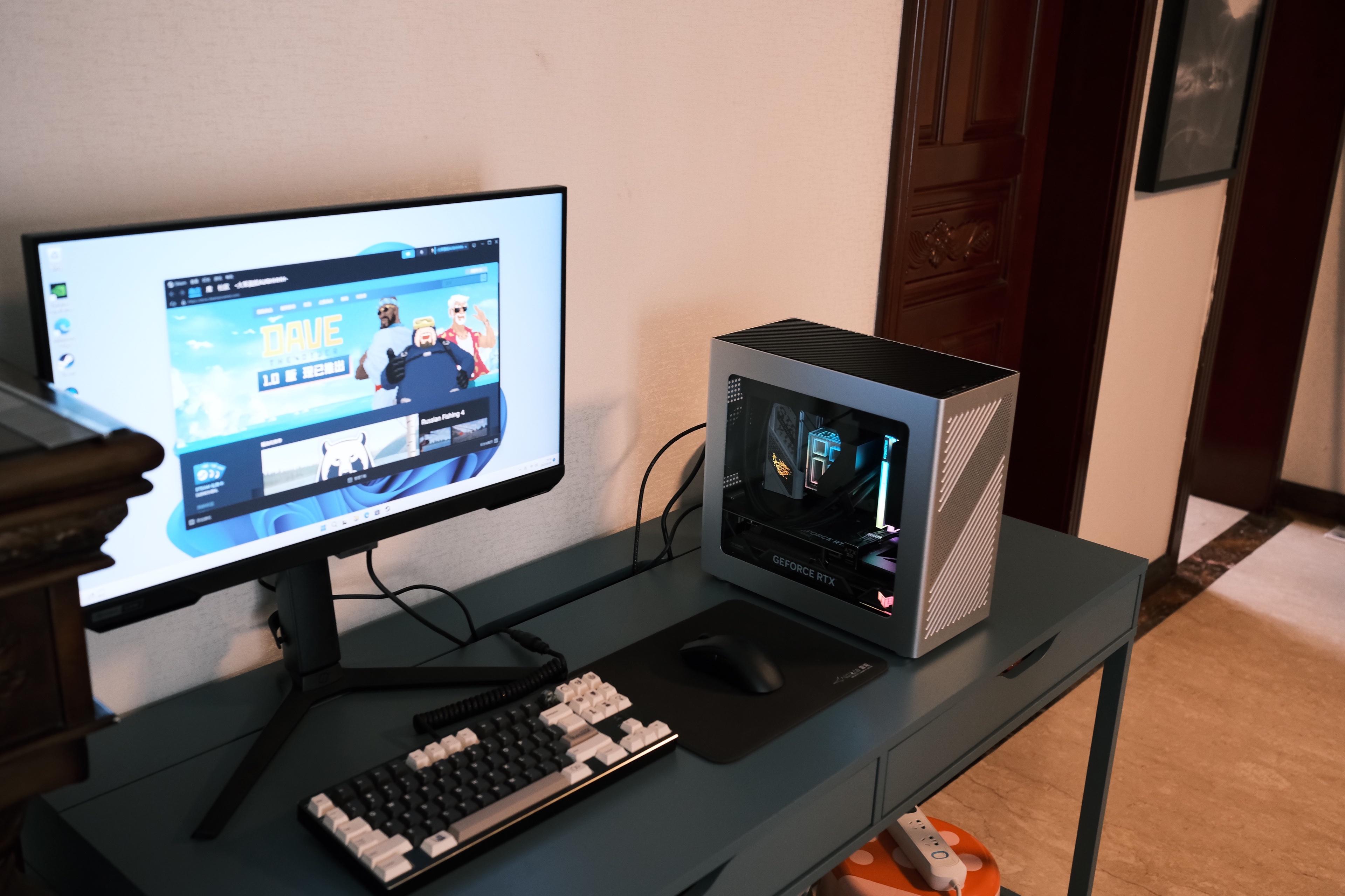 COOJ 宰相Z18侧透版 MATX铝合金一体成型外壳直插水冷ITX电脑机箱-Taobao