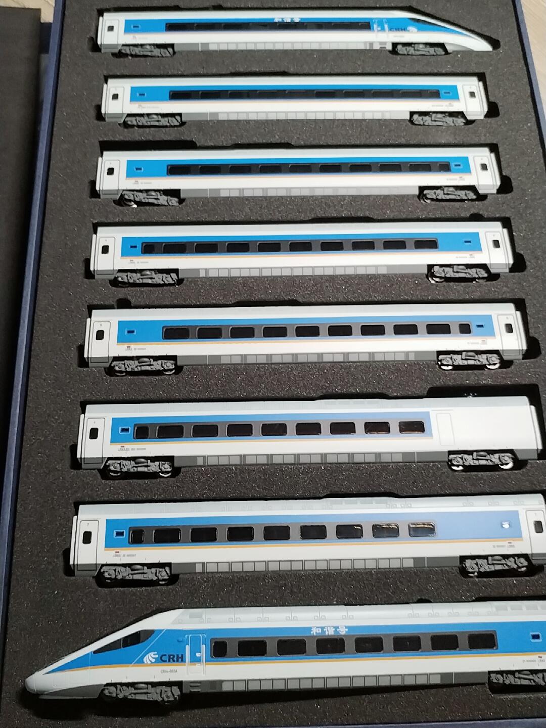 [现货] 长鸣 N比例 仿真火车模型 和谐号CRH5 电力动车组-Taobao