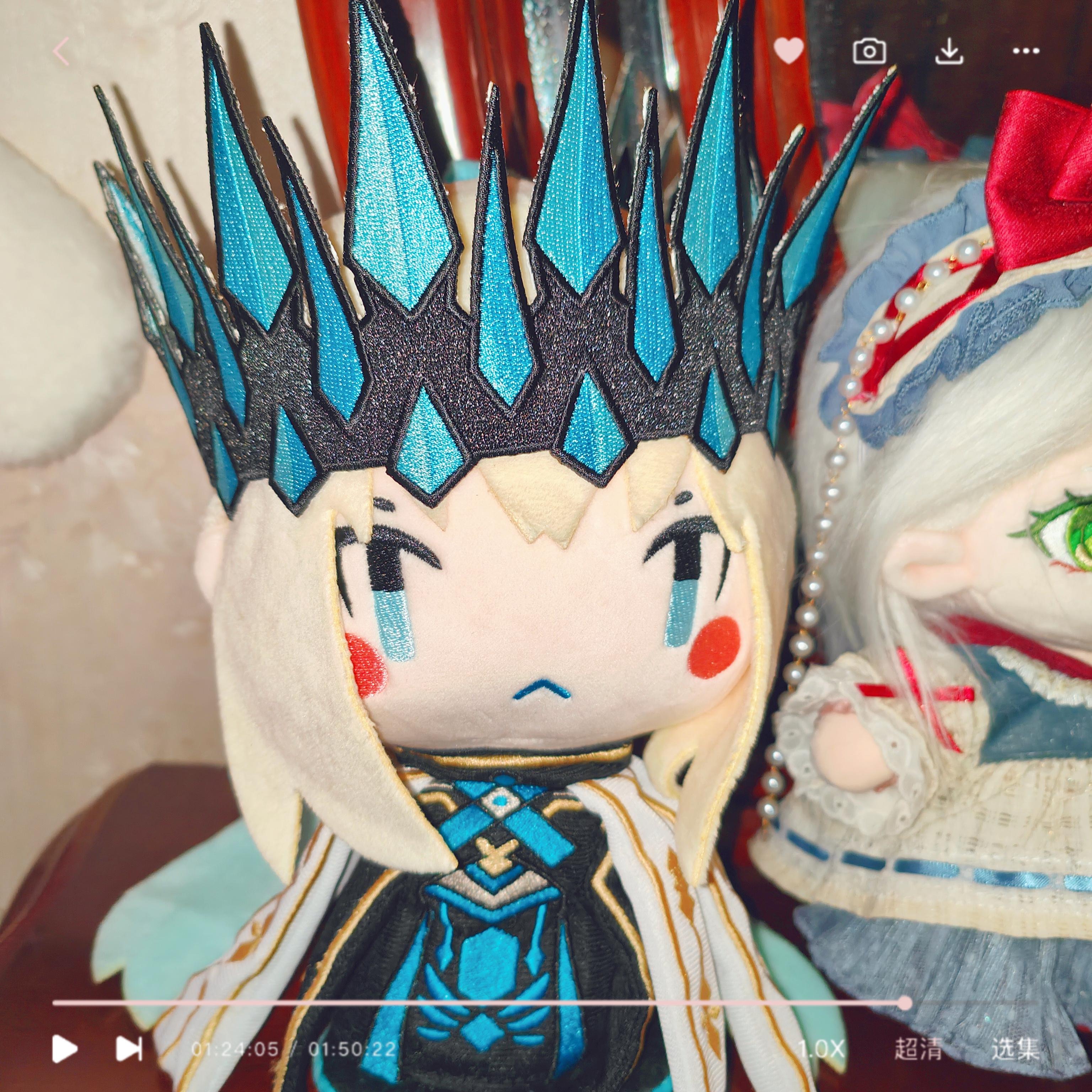 【拔丝火锅社】FATE摩根FGO冬之女王灵衣同人挂包棉花娃娃玩偶cos-Taobao