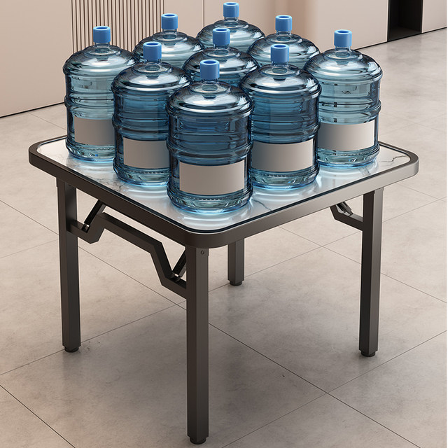 Folding table without blocking legs, square dining table, home small ...