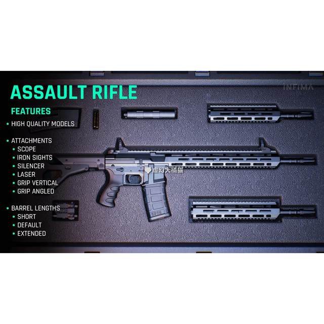 UE5 Unreal RealisticalAultrifleTemplate Real FPS shooting game template