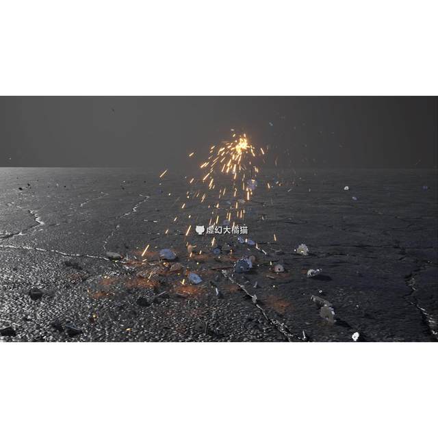 UE4 Unreal 5 MechanicalDamageFX metal mechanical friction collision spark visual special effects