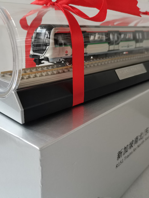 Singapore R151 Long Lumpur MRT Metro Tangshen T251 alloy train model HO ...