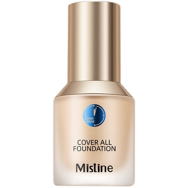 Mistine Mistine liquid foundation small blue shield concealer does not take off makeup long ...