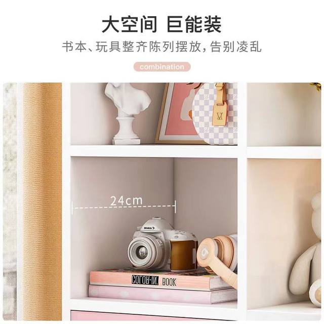 Bay window cabinet storage cabinet desk bookcase integrated creative ...