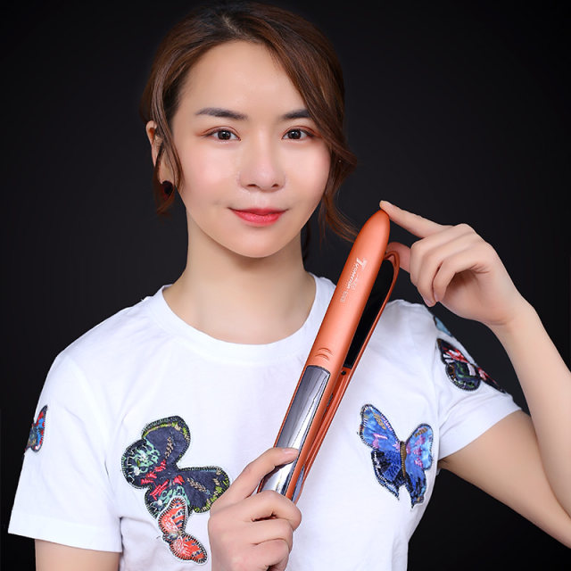 Tuomeida straight roll two -purpose splint air bangs shape pull ...