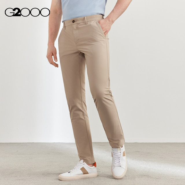 G2000 men's summer shopping mall fit, slim fit and versatile straight ...