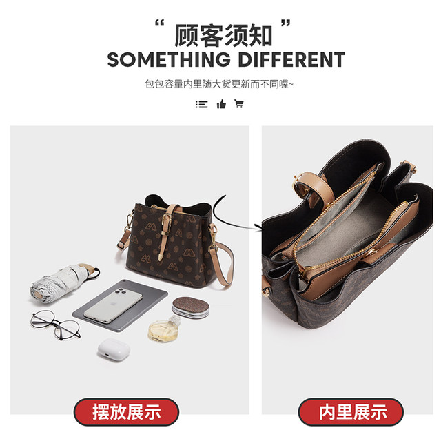 Golden fox bucket bag 2025 new women's bag messenger bag large ...