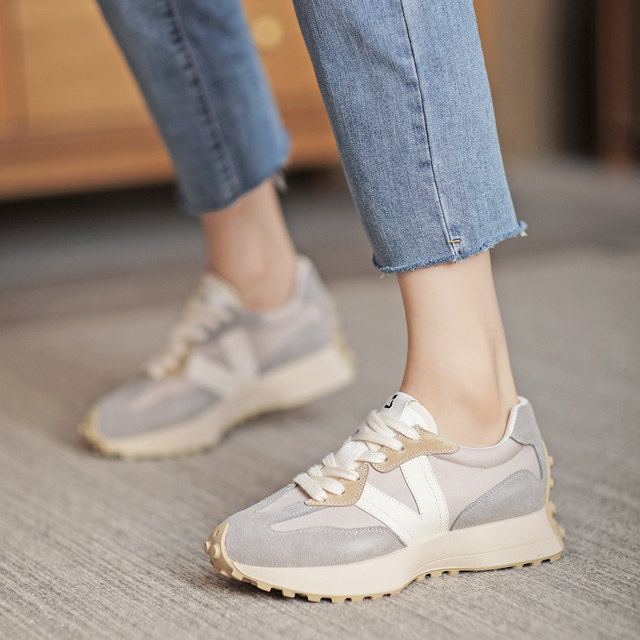 Foxer leather Abang shoes women's shoes 2024 new autumn plus velvet ...