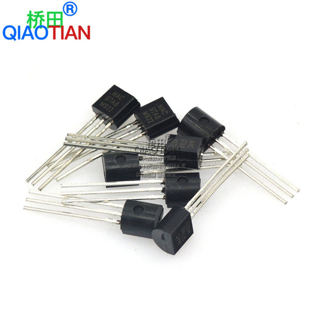 Mac97A8 0.6A/600V Bidirectional Thyristor To-92 (10 Pieces)