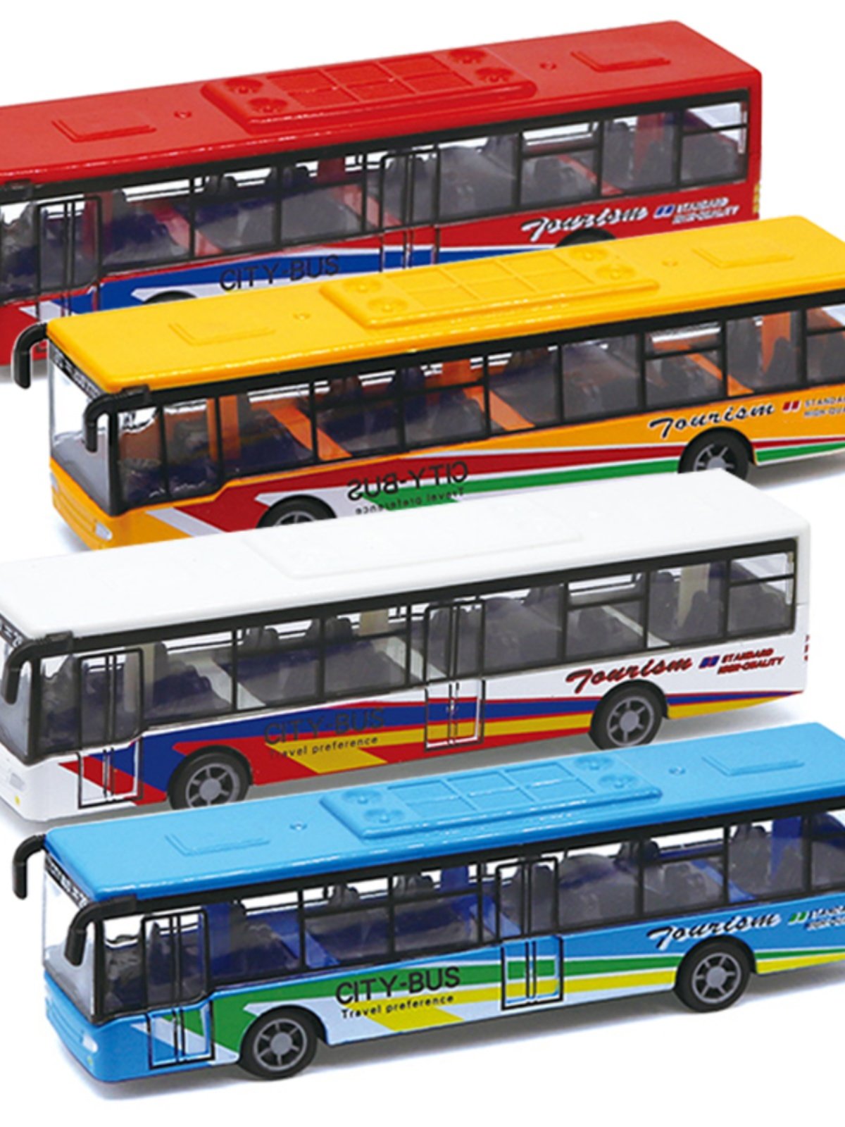 Mini Bus Toy - Pull Back Vehicle for Kids