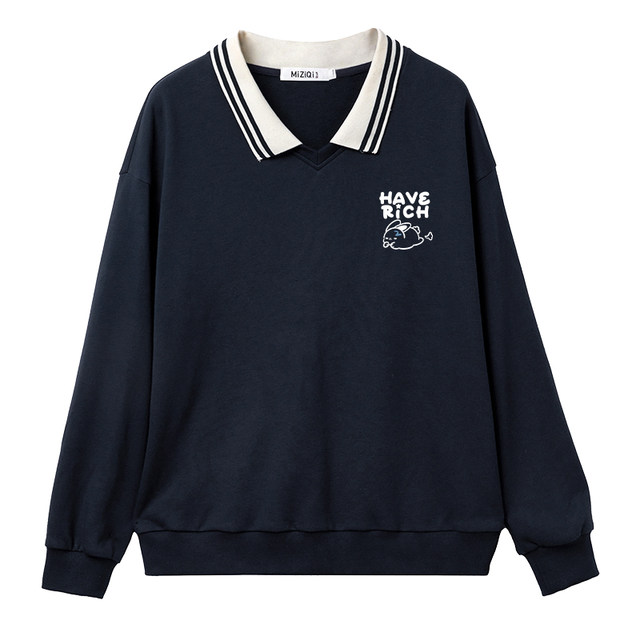 Mizi Banner V -neckless sweater Female Spring and Autumn 2024 New ...