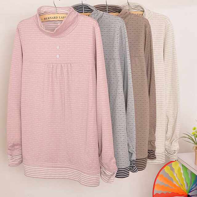 ! Large -size women's bottom shirt autumn dress new Korean version of ...