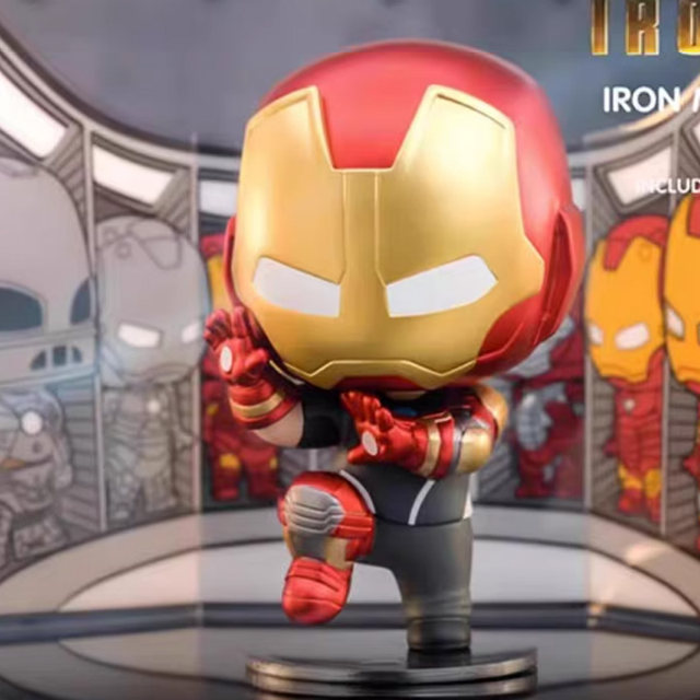 New HotToys Iron Man Tony Stark Armored Blind Box Figure Movie ...