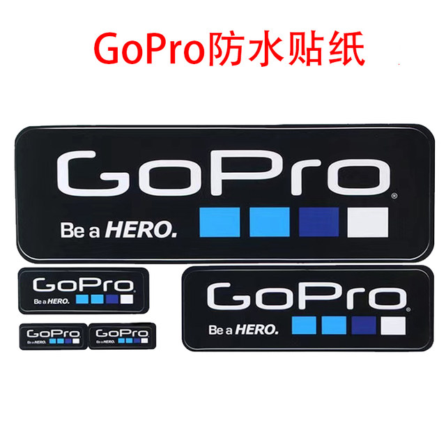 GoPro waterproof sticker car motorcycle body helmet reflective decal ...