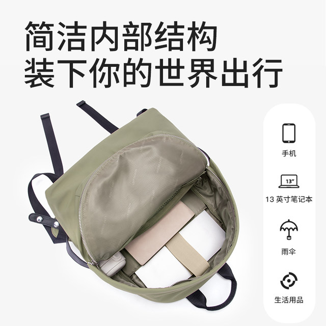 Leif Canvas Backpack Women's 2024 Summer New Fashion Casual Work ...
