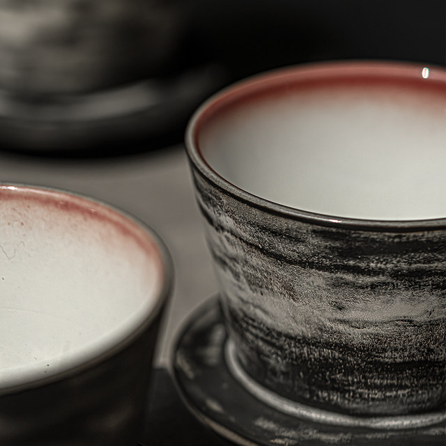 Tai Mo X Luoshan has a flat ceramic filter cup Qu Shui filter cup hand ...