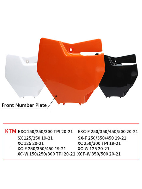 KTM Kweis K16 number plate motocross modified front face scoreboard ...