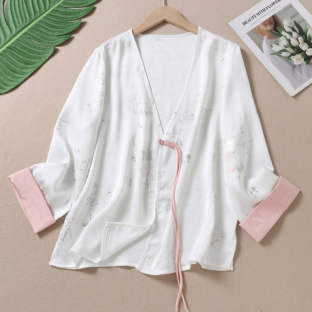 Noble and elegant gold-stitched peony summer trendy tassel loose new ...