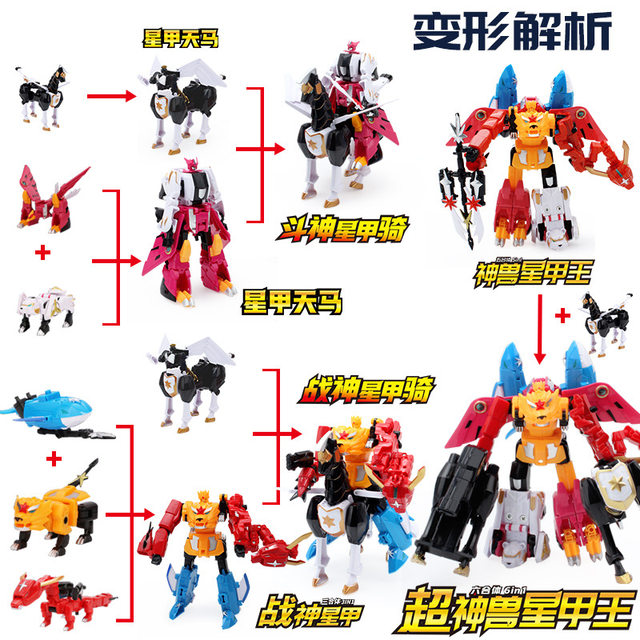 Divine Beast King Kong Toy Six-body Transformation Robot Model Manually ...