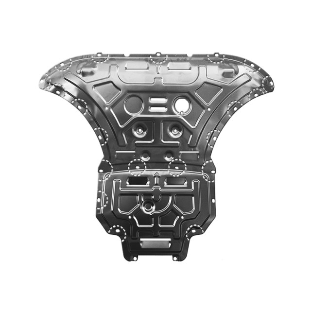 Audi A3A4LA6LA8LQ5LQ7 engine lower guard plate chassis armor titanium ...