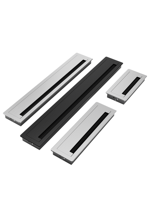 Aluminum alloy square wiring box computer desk wire hole cover ...