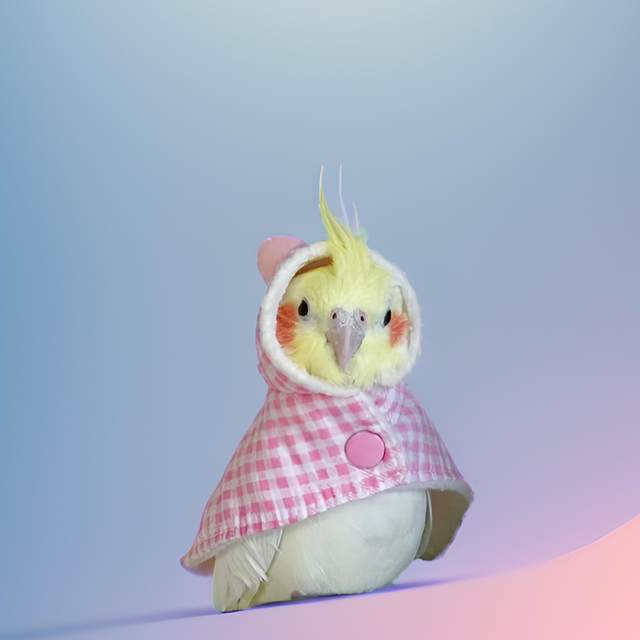 Parrot Cloak Cloak Bird Clothes Parrot Cloak Black Phoenix Thickened ...