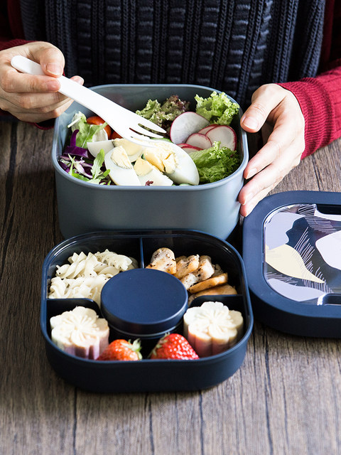 Columbia's large capacity outer salad box double -layer separation ...