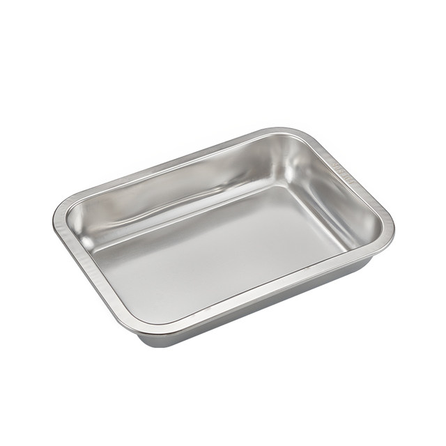 304 food grade stainless steel tray rectangular kitchen punched flat ...
