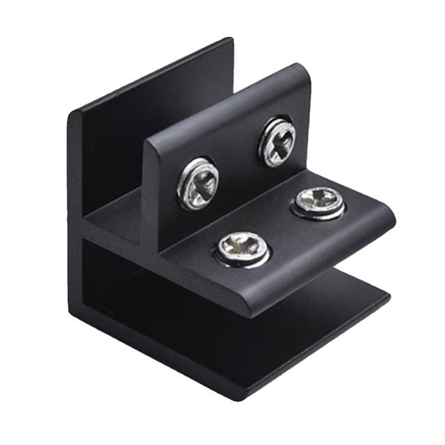 Ceramic tile clip aluminum alloy combination showcase L-shaped glass ...