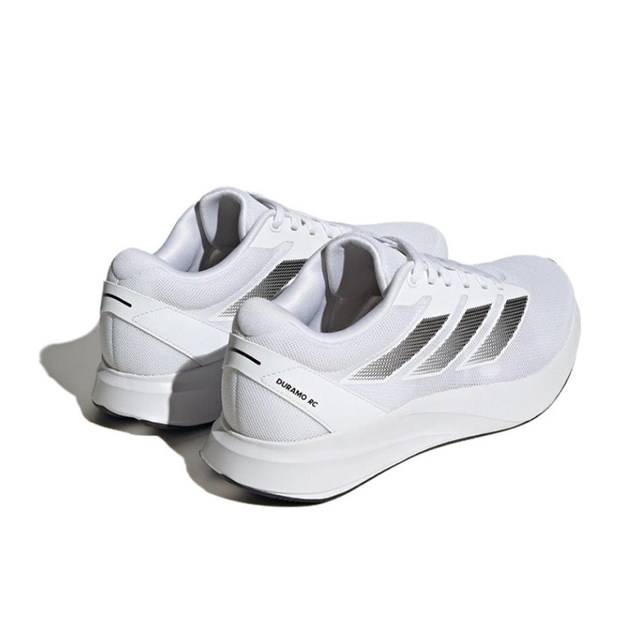 Adidas Duramo RC non-slip wear-resistant white and black low-top ...