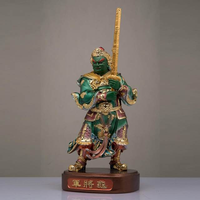 Resin gold-colored turtle general and snake general statue, Zhenwu ...