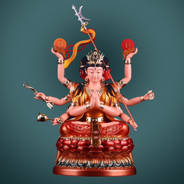 Doumu Xingjun statue resin white marble painted Doumu Xingjun Doumu ...